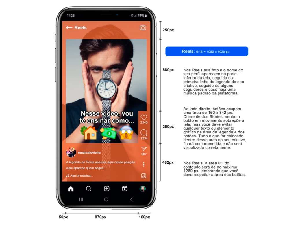 Guia completo de formatos Reels, Stories, Feed e Anúncios em vídeo para ...